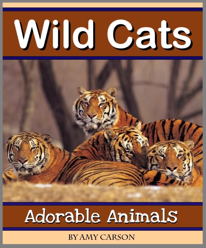 Wild Cats: A Collection of Cute Wild Cat Photos including Tigers, Lions ...