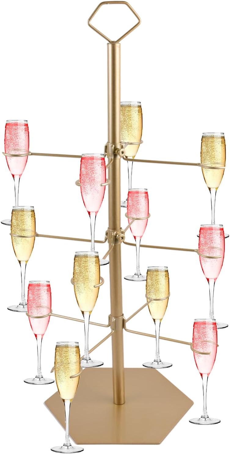 Amazon.com | Cocktail Tree Stand, Wine Glass Flight Tasting Display For ...