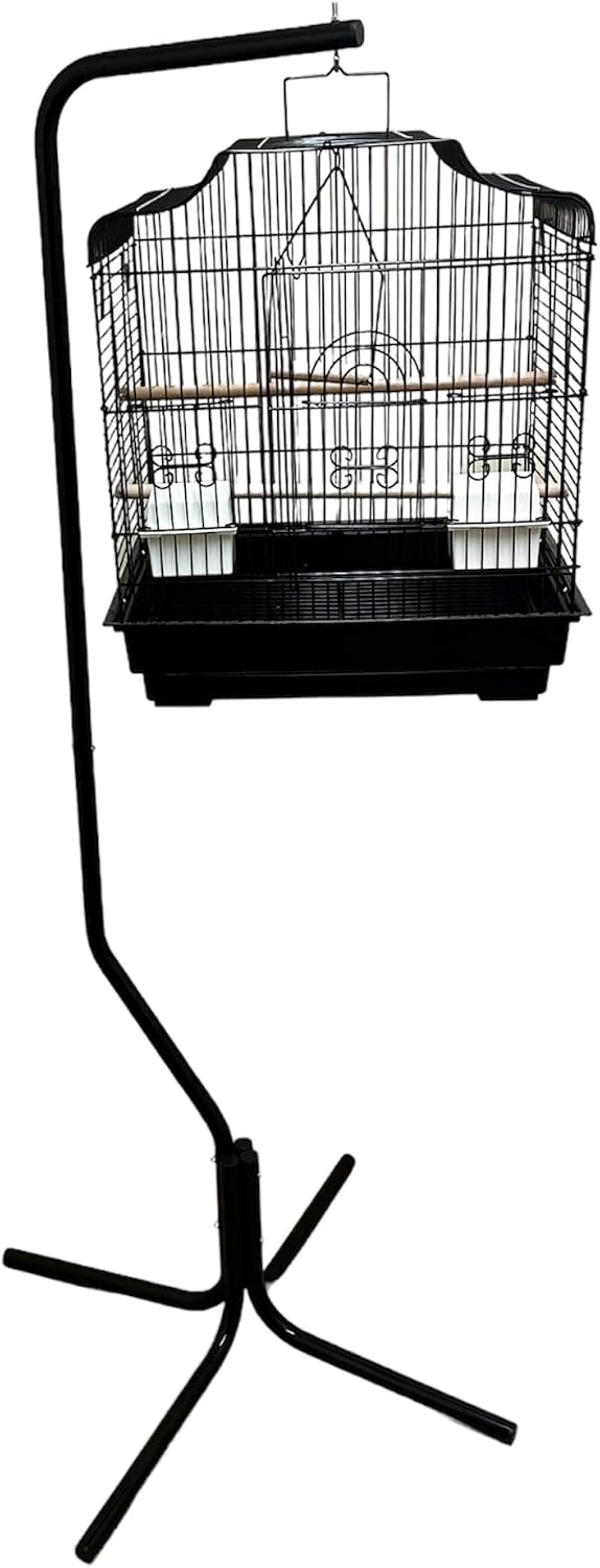 WUNDAPETS DORSET BUDGIE CANARY FINCH BIRD CAGE WITH A1 HANGING STAND, 2 ...