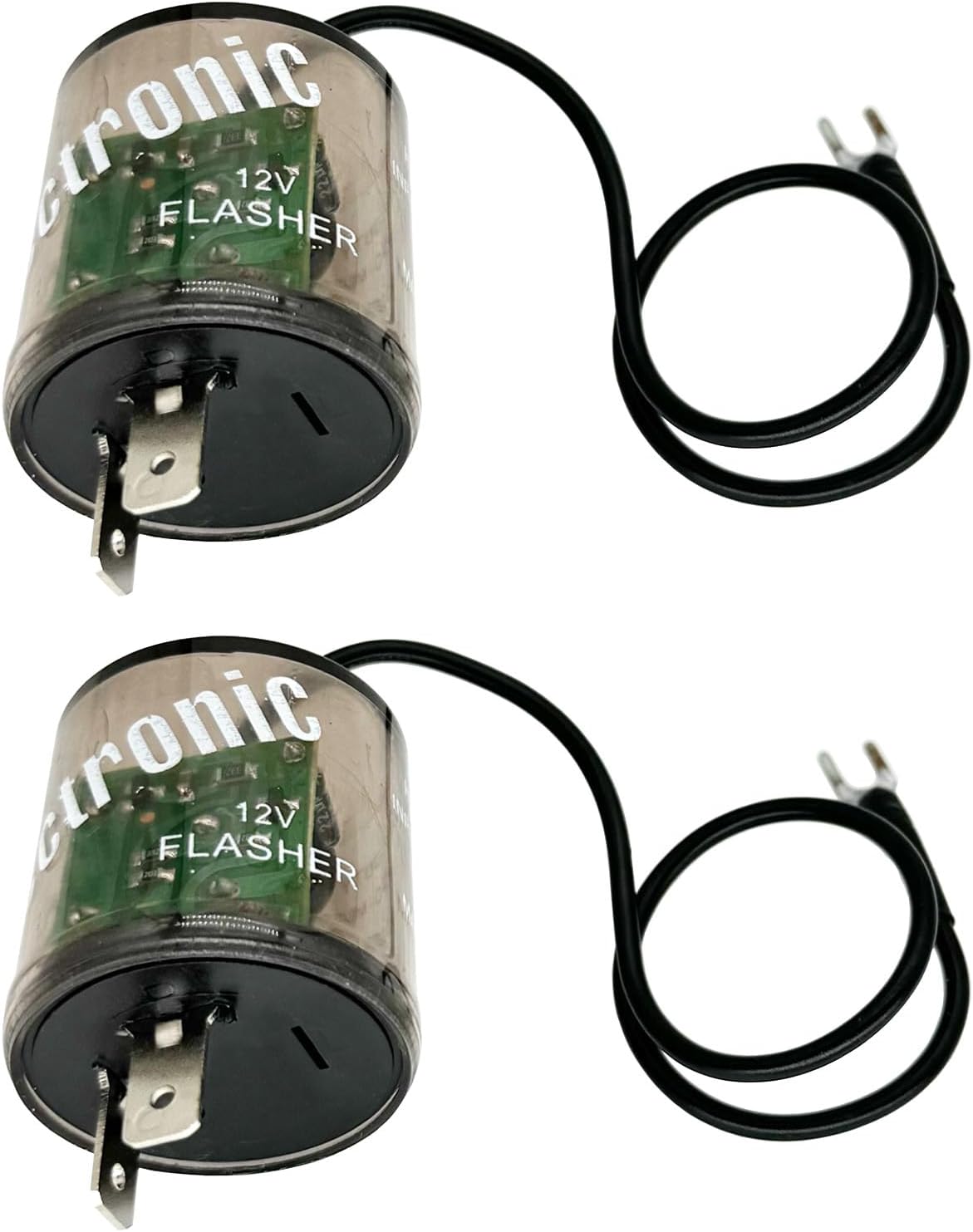 Amazon.com: iRhapsody 2-pin 12vdc 20amp LED Flasher Relays with Ground ...