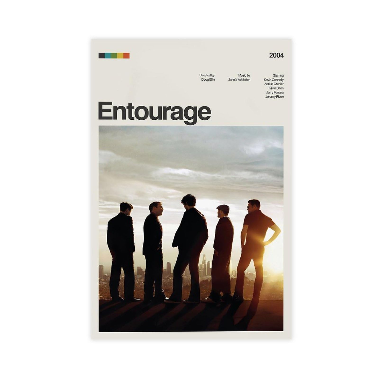 Amazon.com: Tv Show Poster Entourage Tv Show Posters For Room Aesthetic ...