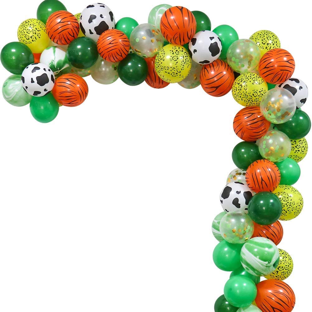 Party Propz Jungle Theme Birthday Decoration 74Pcs Hawaiian Animals party-propz-jungle-theme-birthday-decoration-74pcs-hawaiian-animals