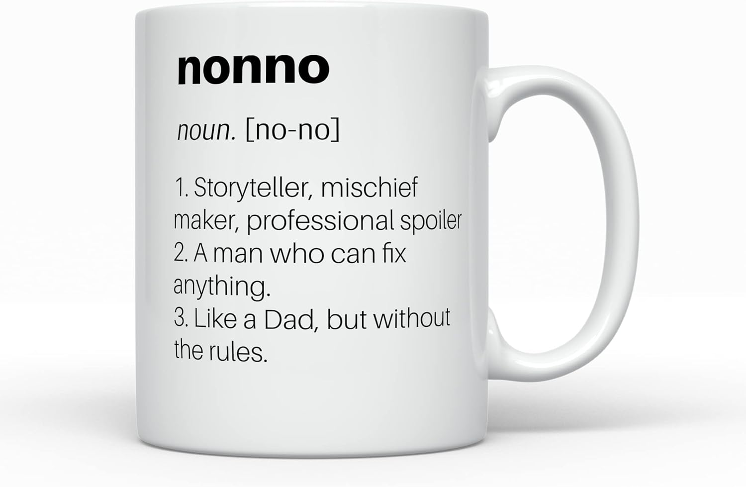 Amazon.com: Nonno Definition Coffee Mug, Father's Day Gifts, Best Nonno ...
