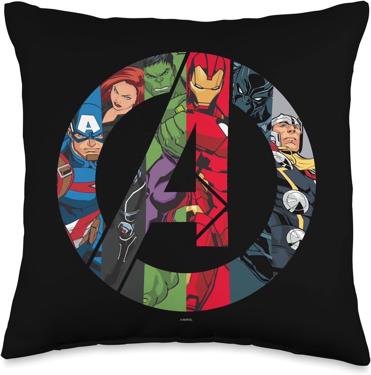 Amazon.com: Marvel Avengers Super Heroes Comic Book Throw Pillow, 16x16 ...