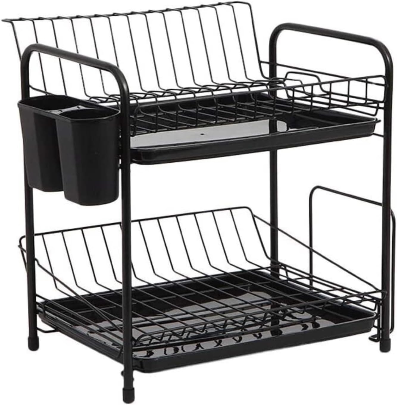 Amazon.com: ZDLRHDGF Drainage Rack Dish Drainer Rack 2-Tier Kitchen ...