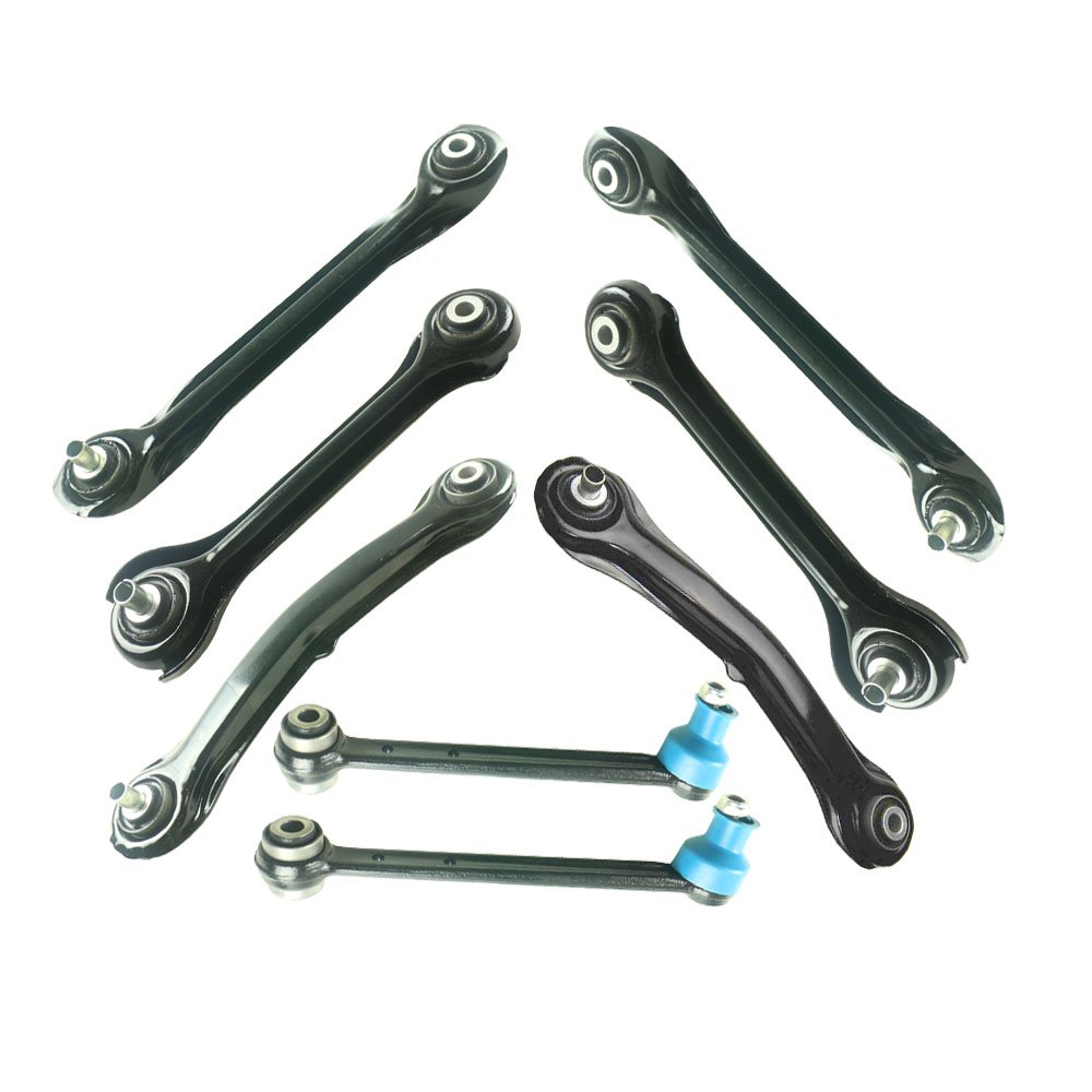 Amazon.com: Rear Upper Lower Left Right Suspension Control Arms Tie ...
