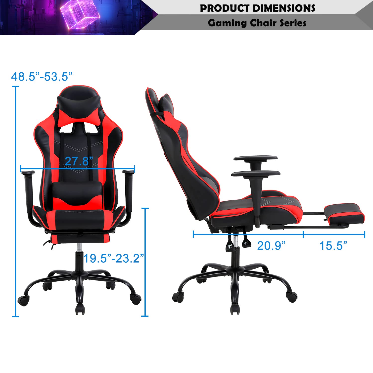 PC Gaming Chair Computer Chai...B0BNYTFM7L | Encarguelo.com