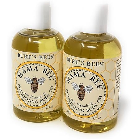 Amazon.com: Body Oil, Burt's Bees Mama Hydrating & Smoothing Skin Care ...