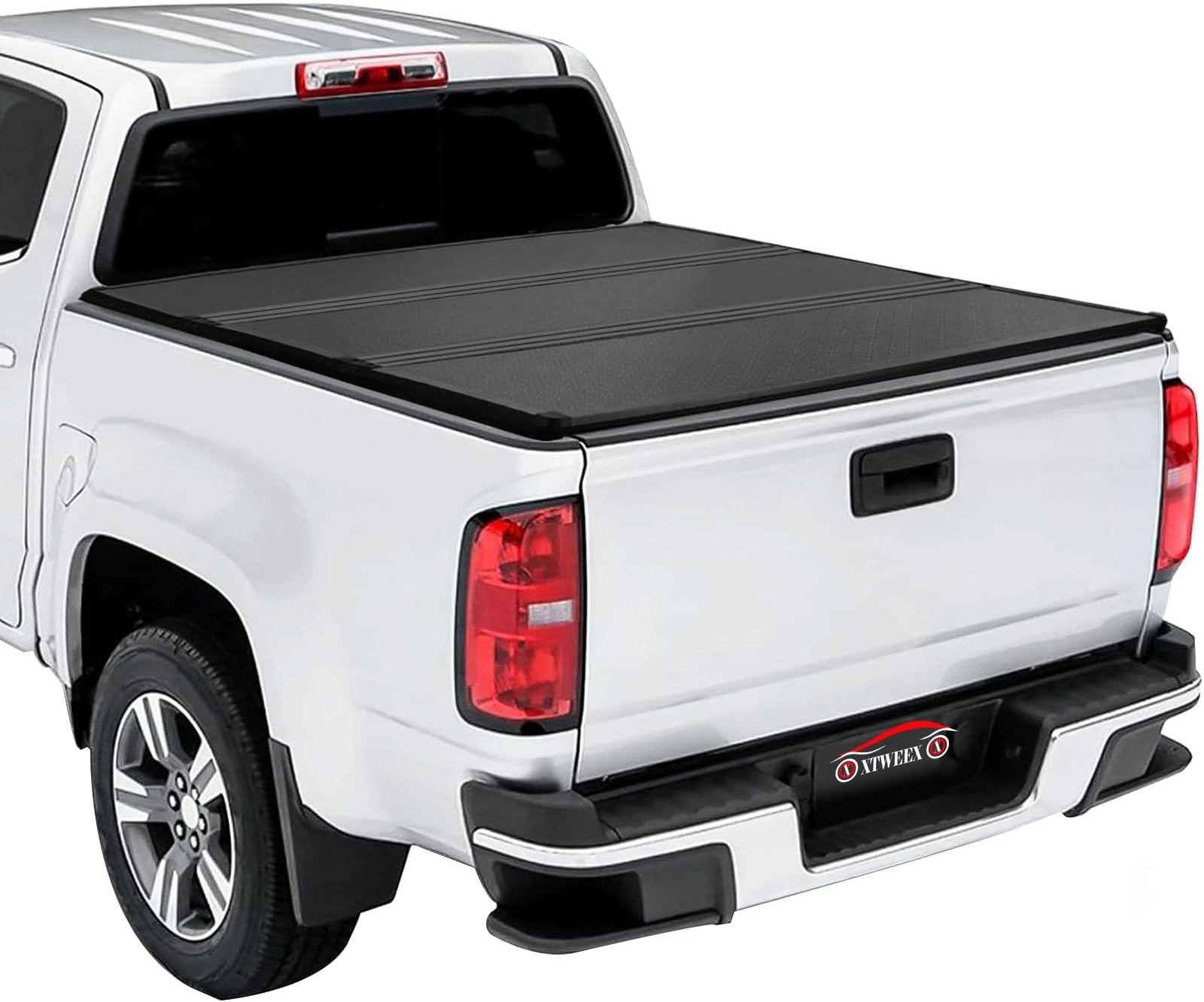 Amazon.com: OSOBAK 8'2" Hard Tri-Fold Truck Bed Cover Compatible for ...