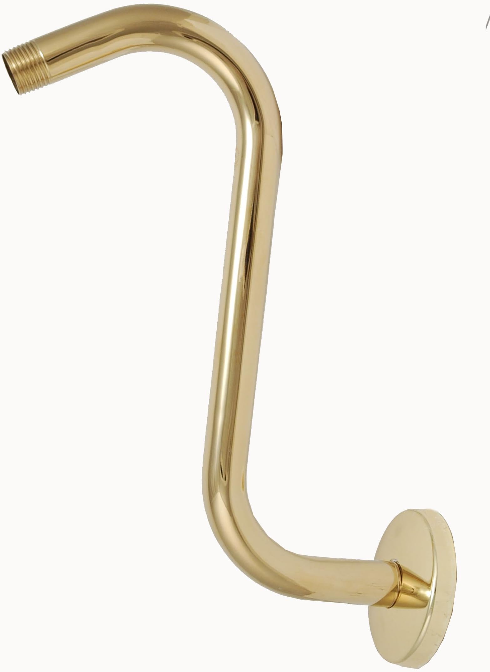 S-style Shower Arms High Rise Shower Arm, Brass Construction, Oil ...