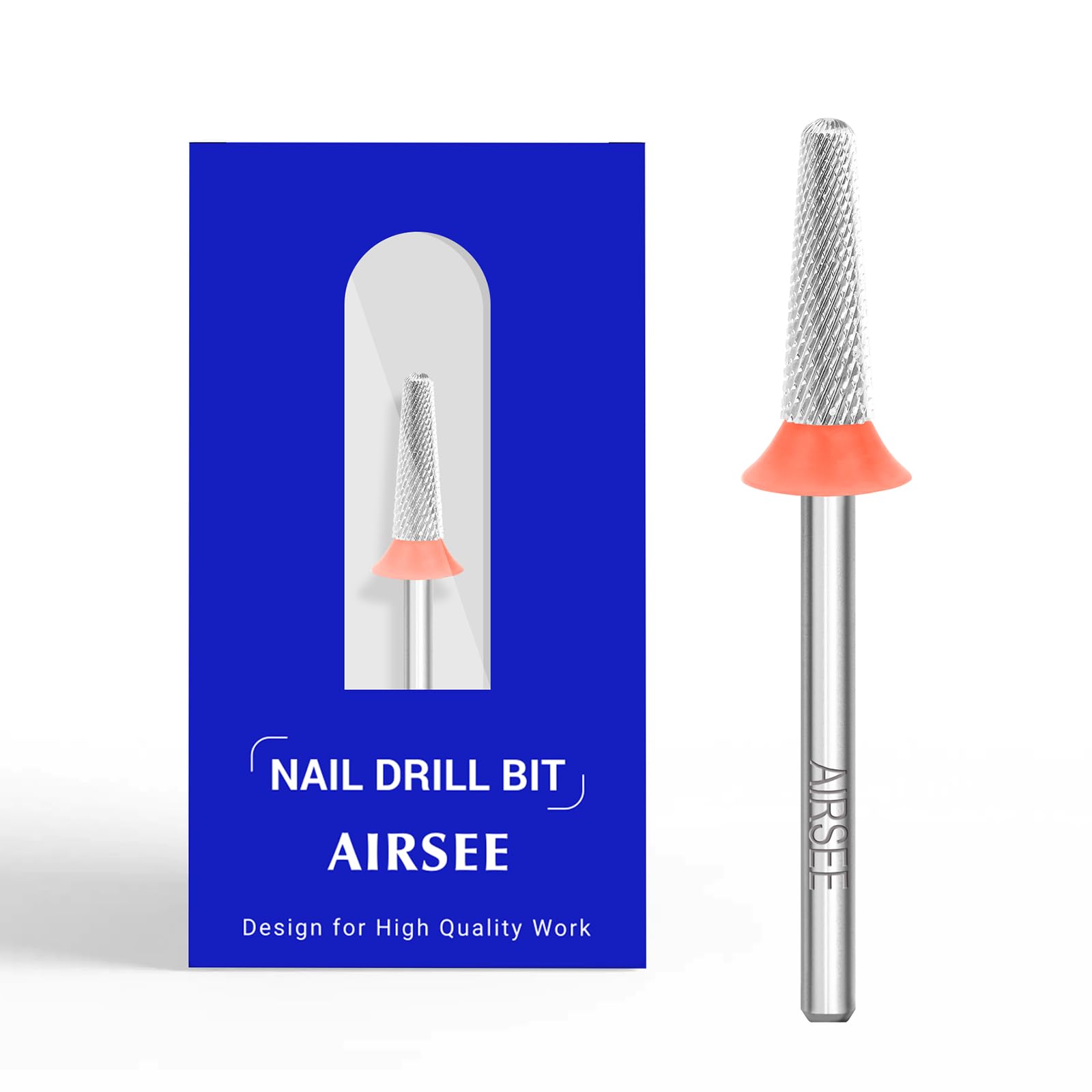 Amazon.com: AIRSEE Tungsten Carbide Acrylic Nail Drill Bit Efile ...