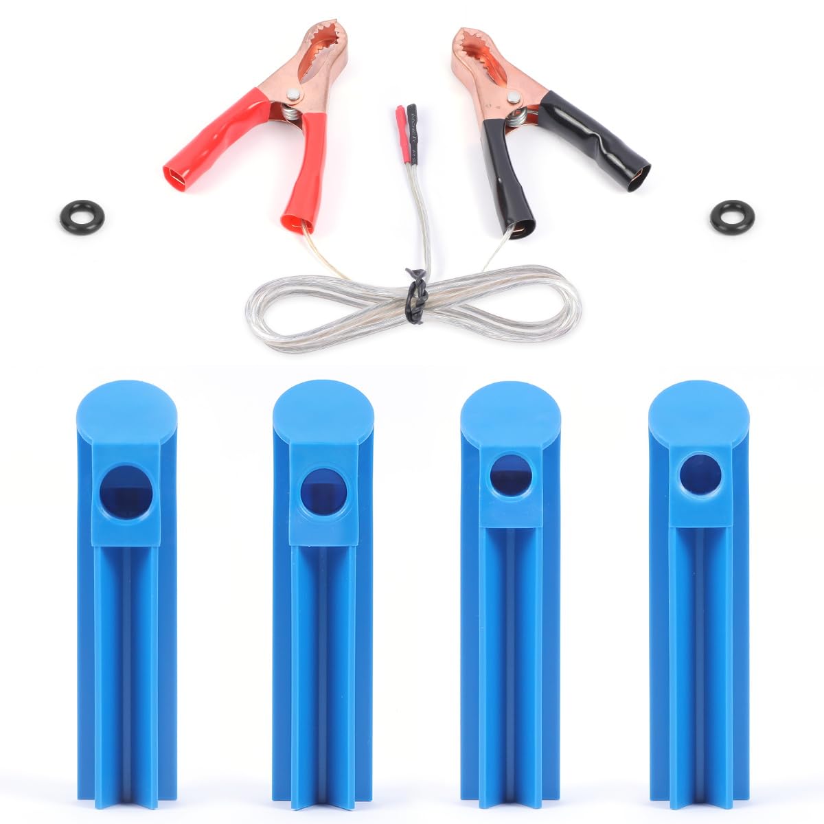 Snapklik.com : Fuel Injector Cleaner Kit 4 Size Universal Injector ...