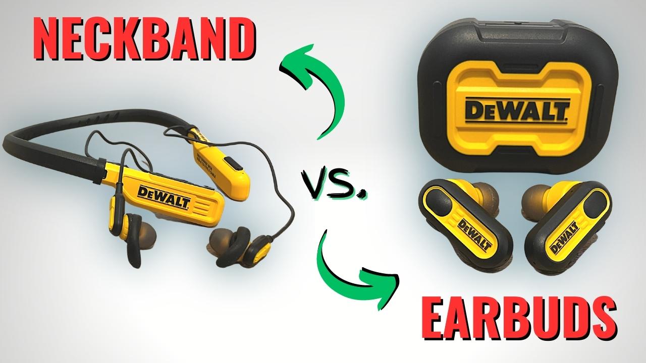 Watch The WINNER& Dewalt Bluetooth Neckband Headphones v. Earbuds on ...