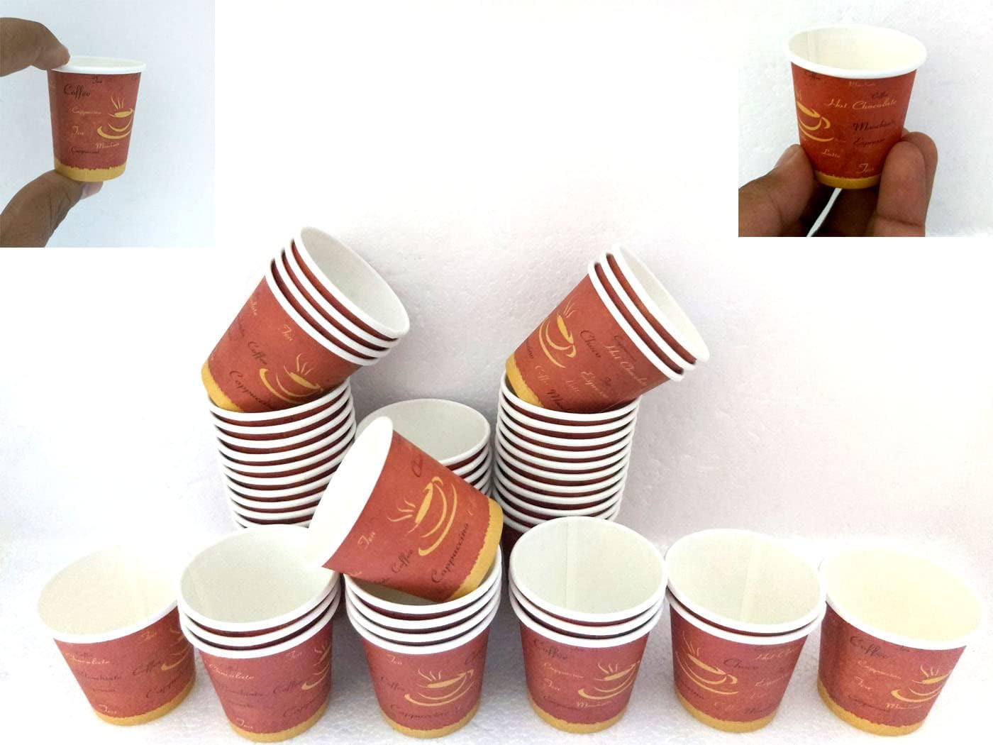 Alsaqer 100 Piece Paper Kahwa Cups | Arabic Cawa Cups 2.5oz - Very ...