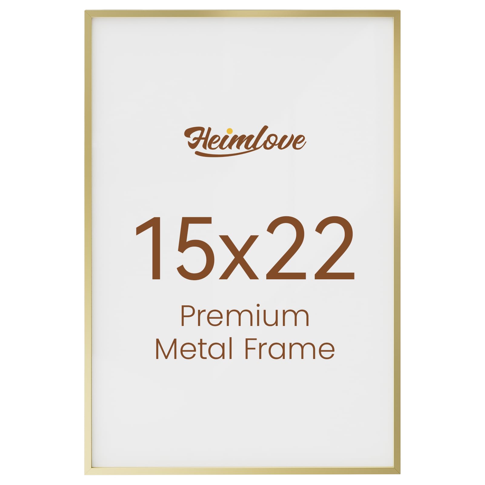 15x22 Aluminum Picture Frame, Metal Picture Frame Wall Mounting ...