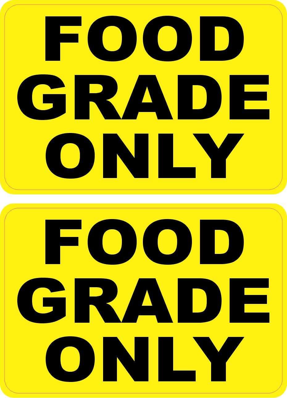 Amazon.com: StickerTalk Food Grade Only Vinyl Stickers, 1 Sheet of 2 ...