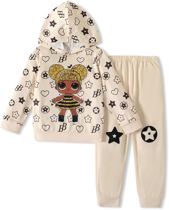 Amazon.com: L.O.L. Surprise! Girls Clothes Hoodie and Pant Long Sleeve ...