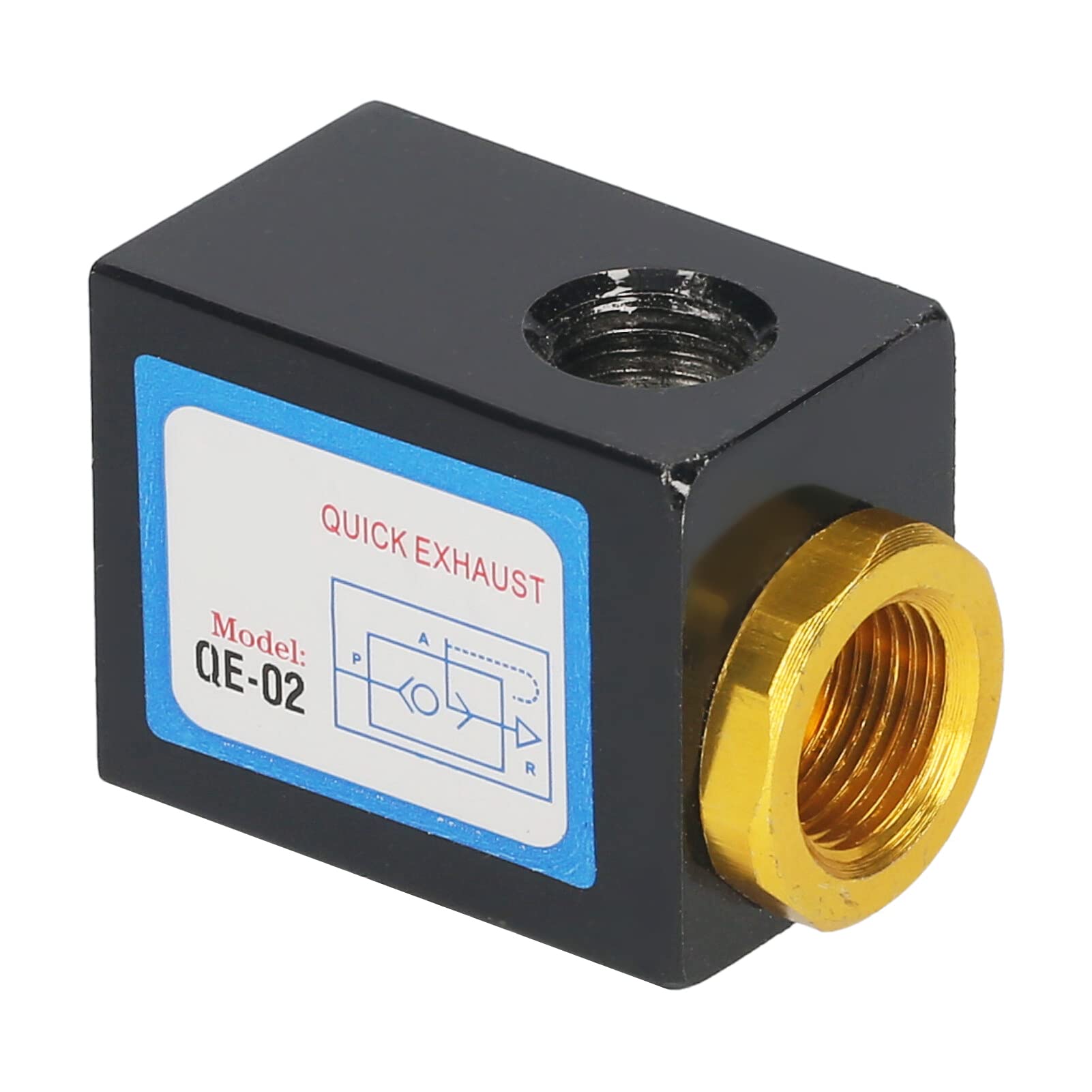 Buy YueStar 1/4-inch Quick Exhaust Valve One Way Pneumatic Air Flow ...