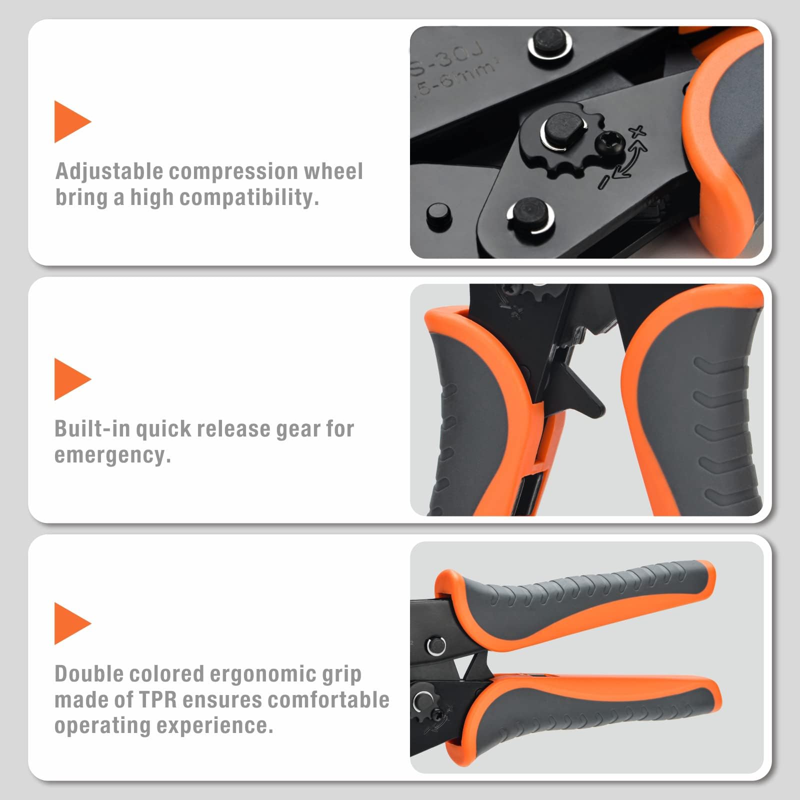 Snapklik.com : iCrimp Ratchet Wire Crimping Tool Set, 5 Interchangeable ...
