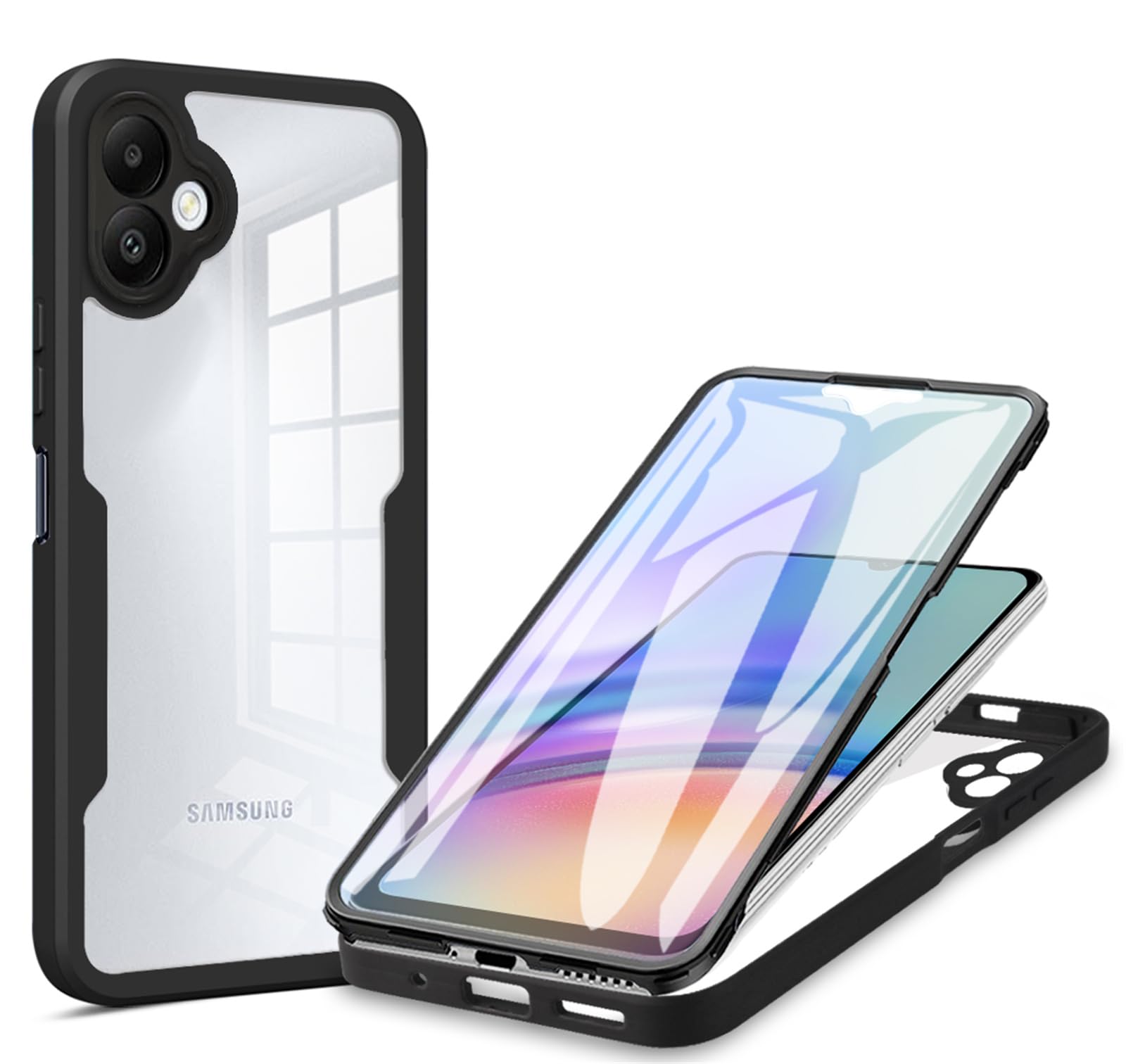 Amazon.com: CCSamll for Samsung Galaxy A05 Clear Case with Screen ...