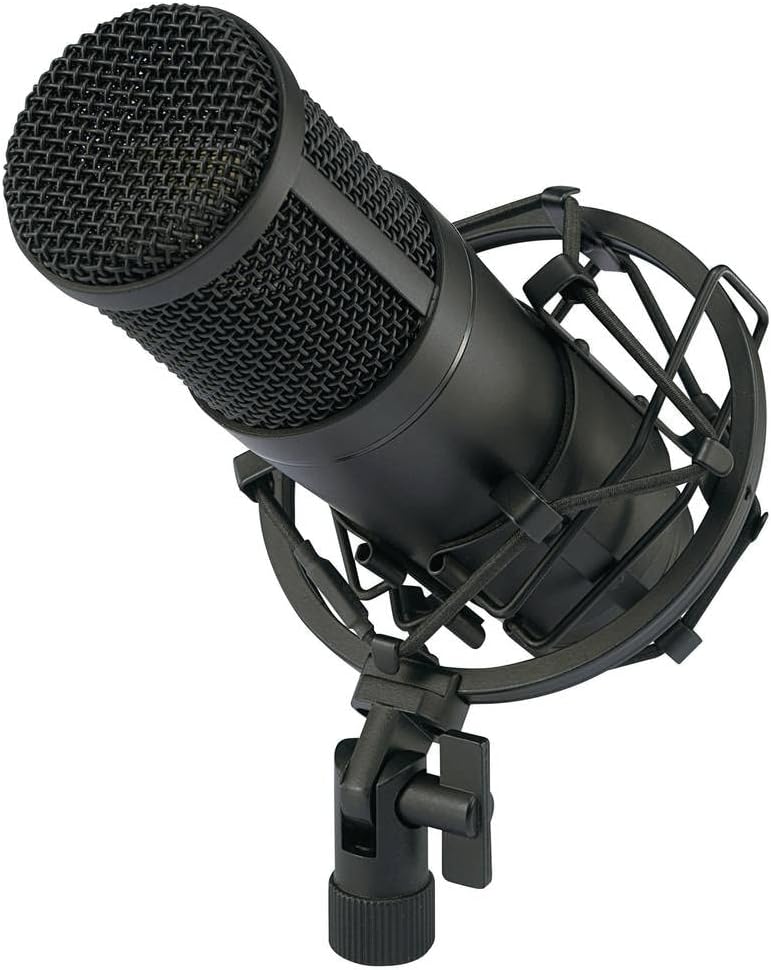 Amazon.com: Renkforce CU-4 Wired USB Studio Microphone with Cable, with ...