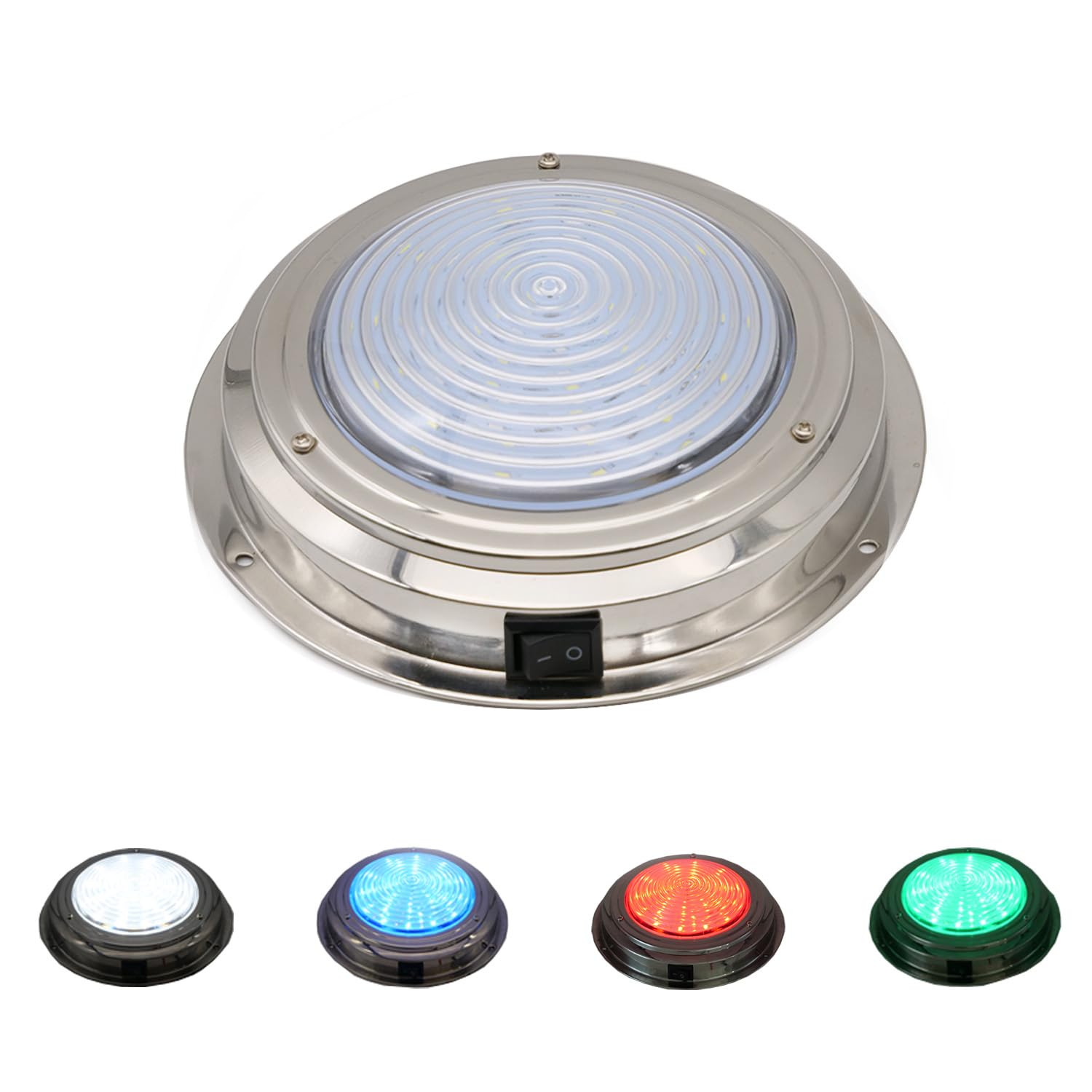 Amazon.com: Vcanuplms Marine Boat Dome Lights, 7 Inch RGBW LED Cabin ...