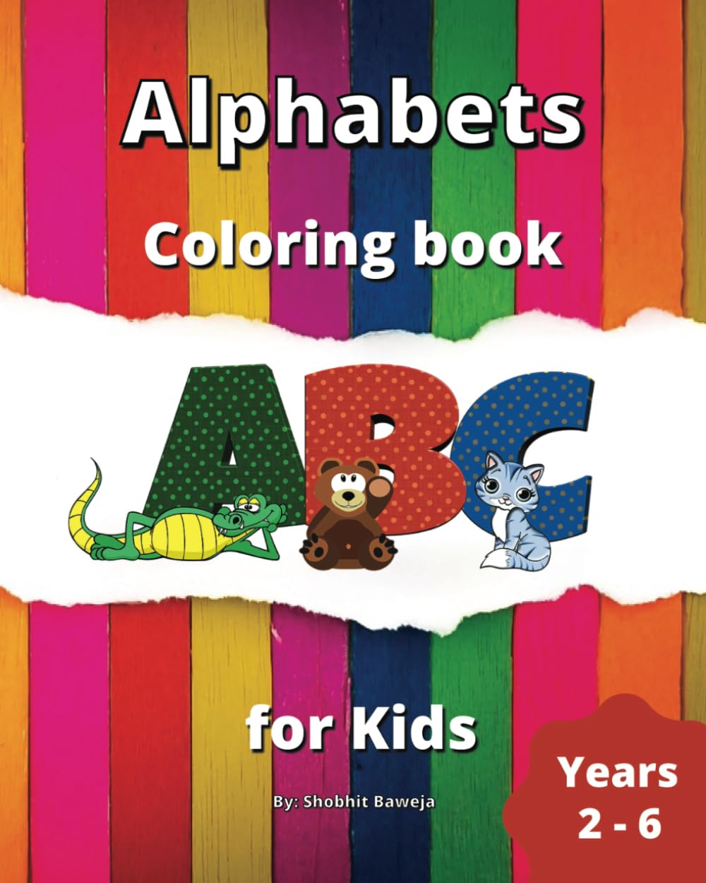 A To Z Alphabets Coloring book for kids : Learn and color the alphabets ...
