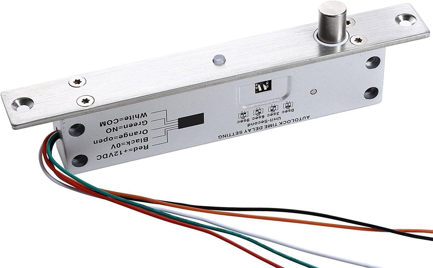 UHPPOTE Fail-Secure Deadbolt Electric Drop Bolt Lock 12VDC for Narrow ...