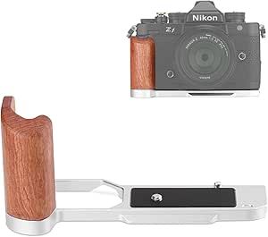 LEFTFOTO Z f Retro Hand Grip L Bracket with Wooden Handgrip for Nikon ...