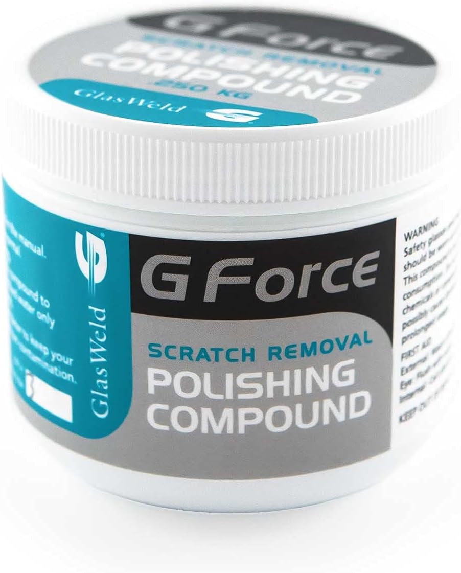 Amazon.com: Glas Weld Polishing Compound and Gforce Backer Pads, 2 inch ...
