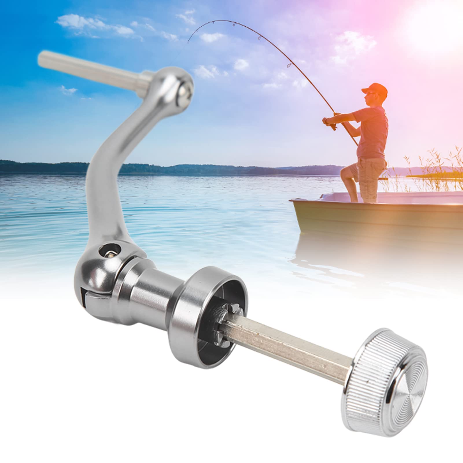 Spinning Reel Handle Replacement Aluminum Alloy Fishing Reel Handle ...