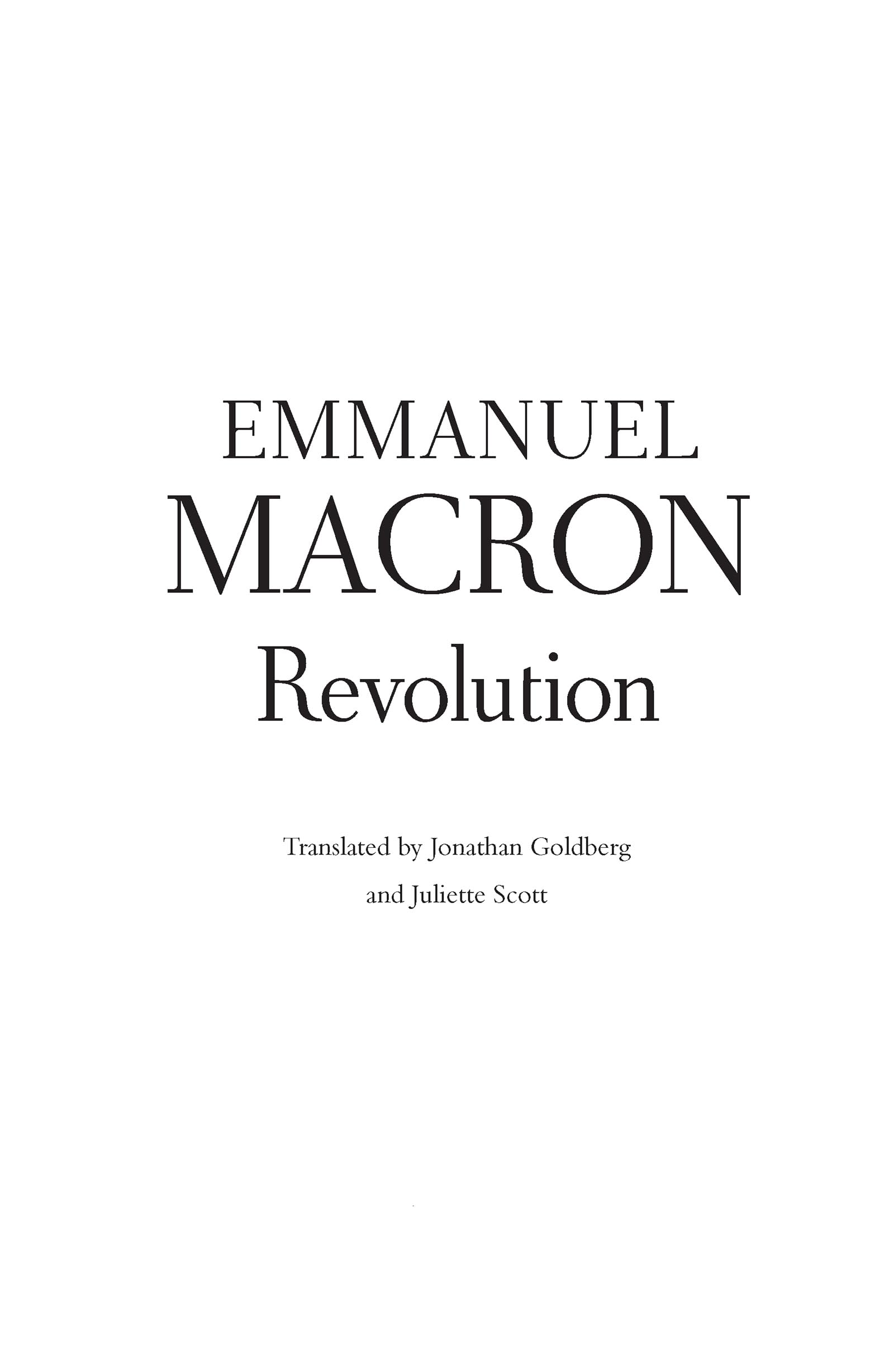 Revolution: Macron, Emmanuel: 9781911344797: Amazon.com: Books