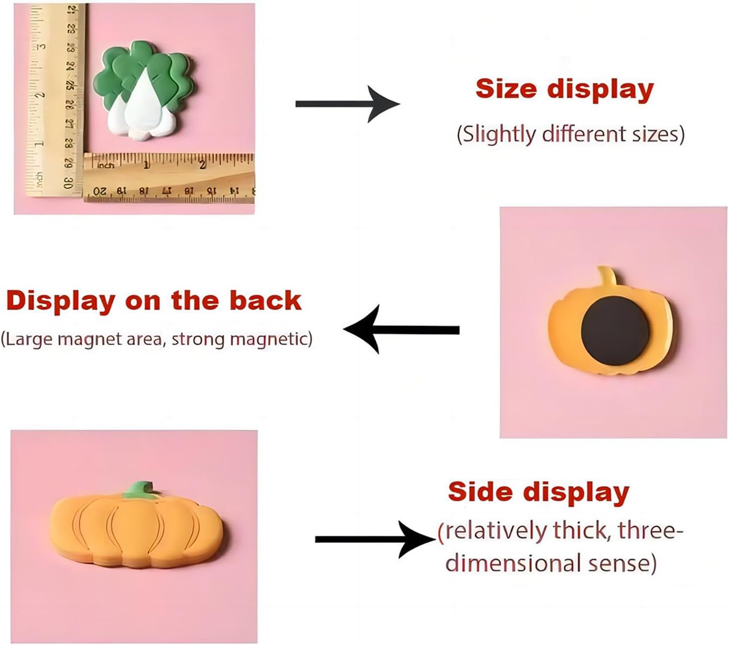 15 imanes creativos de resina 3D para nevera, decoración divertida y ...