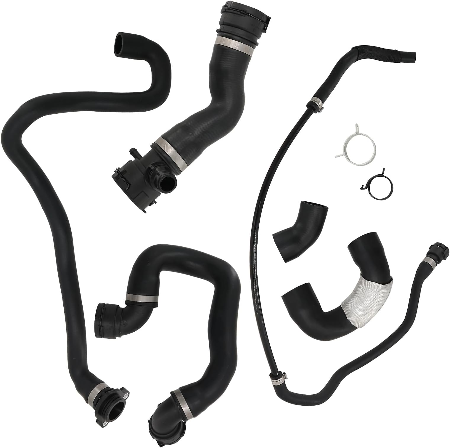 Amazon.com: 6 PCS Radiator Coolant Water Hose Pipe Kit Compatible with ...