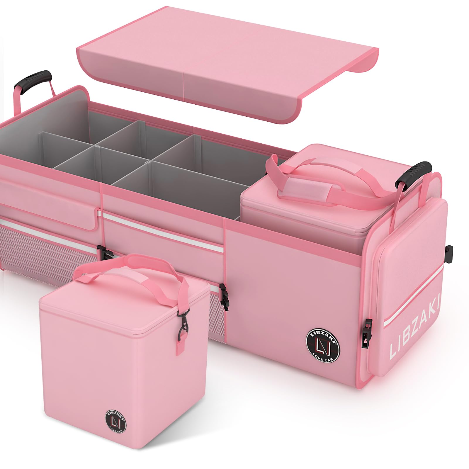 Amazon.com: LIBZAKI Oversize 4 in 1 Car Trunk Storage Organizer, Multi ...