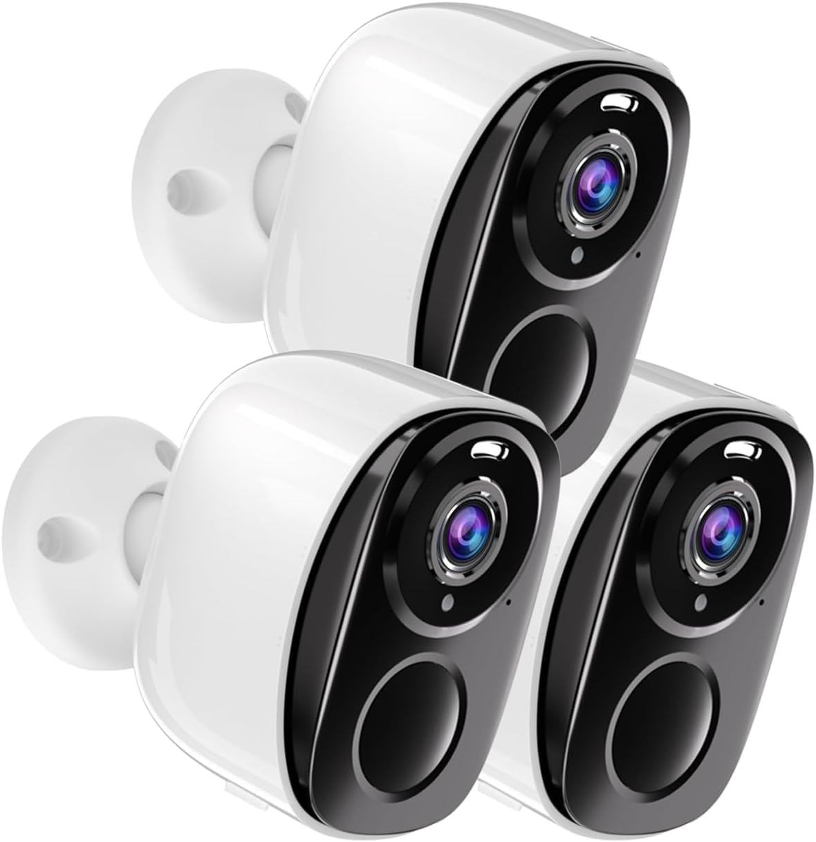 Amazon.com : ELECCTV 2K QHD 5200mAh Battery Operated Home Security ...