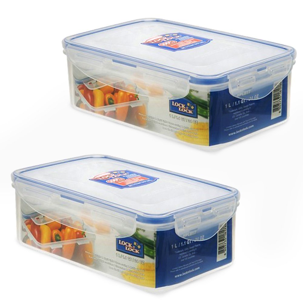 Amazon.com: Lock & Lock Airtight Rectangular Food Storage Container 33. ...