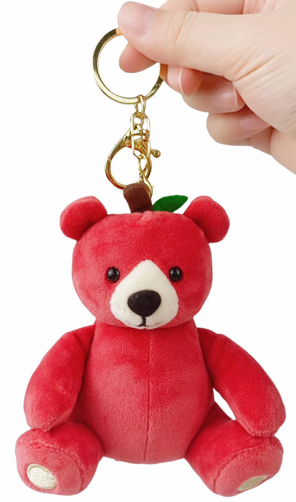 Amazon.com: LOVELOCKBEAR Teddy Bear Plush Keychain Toys, Cute Small ...