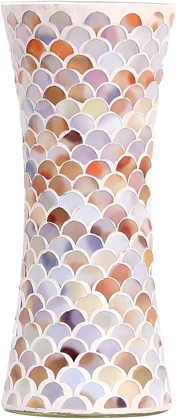 Amazon.com: Modern Shell Ceramic Vase- Glossy Finish Decorative vase ...