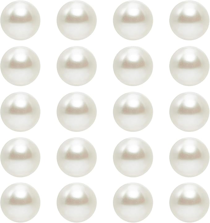 Amazon.com: arricraft About 120 Pcs 20mm Large Pearl Beads, Acrylic ...
