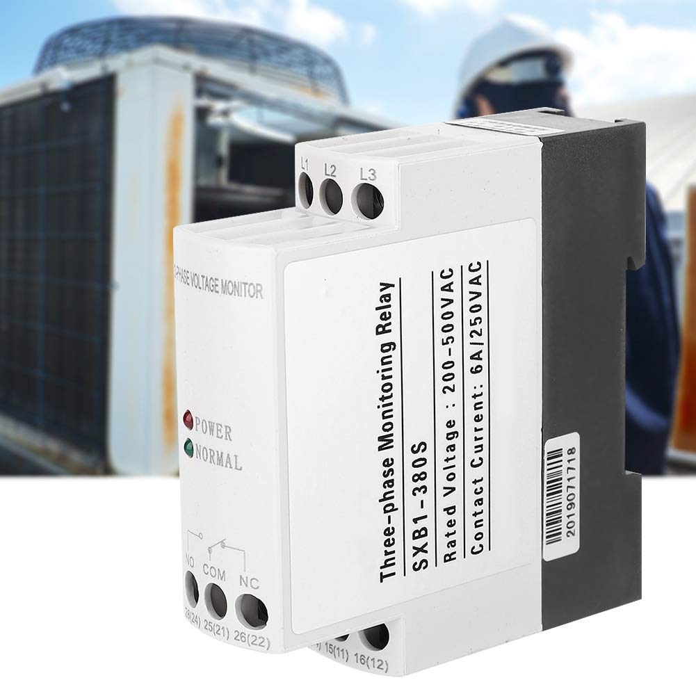 3 Phase Monitoring Relay Phase Stagger Protection Relay Phase Sequence