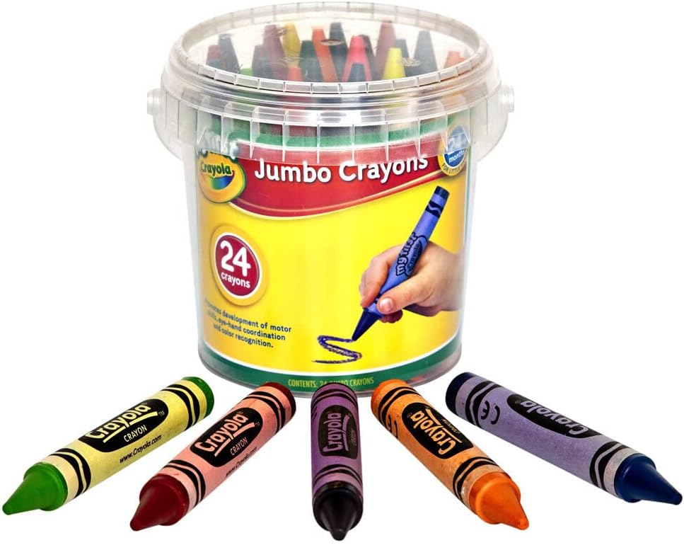 Crayola; My First Crayola; Palm-Grip Crayons; Art Tools; 6 Count ...