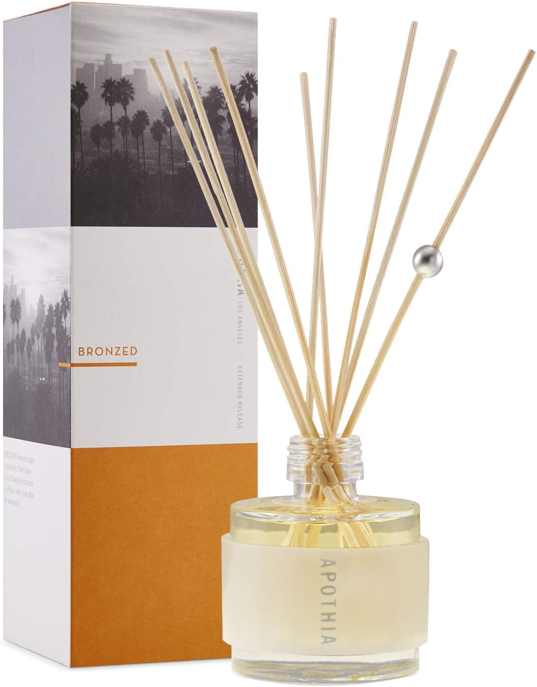 Amazon.com : APOTHIA - Bronzed Mini Aromatic Diffuser | Orange Blossom & Jasmine | Premium ...