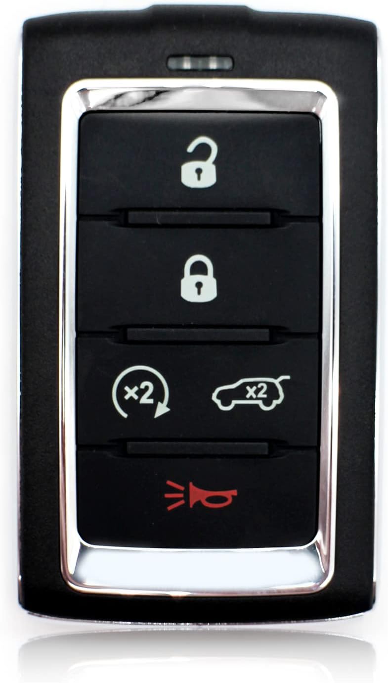 Amazon.com: Keylessbest Replacement for 2021 2022 2023 Jeep Grand Cherokee Grand Wagoneer Key ...