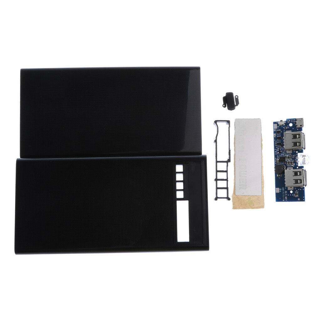 4 USB 5V 4.2A Power Bank Case Kit 6x18650 Battery Charger Box + PCB ...