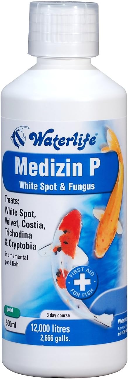 Waterlife Medizin P 1000ml Pond Fish Treatment : Amazon.co.uk: Garden
