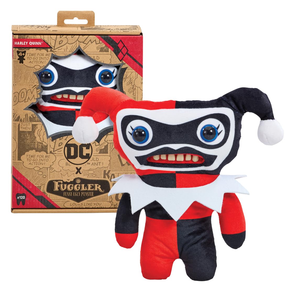 Buy Fuggler X DC Harley Quinn Soft Toy Superhero Villain Hero Super ...