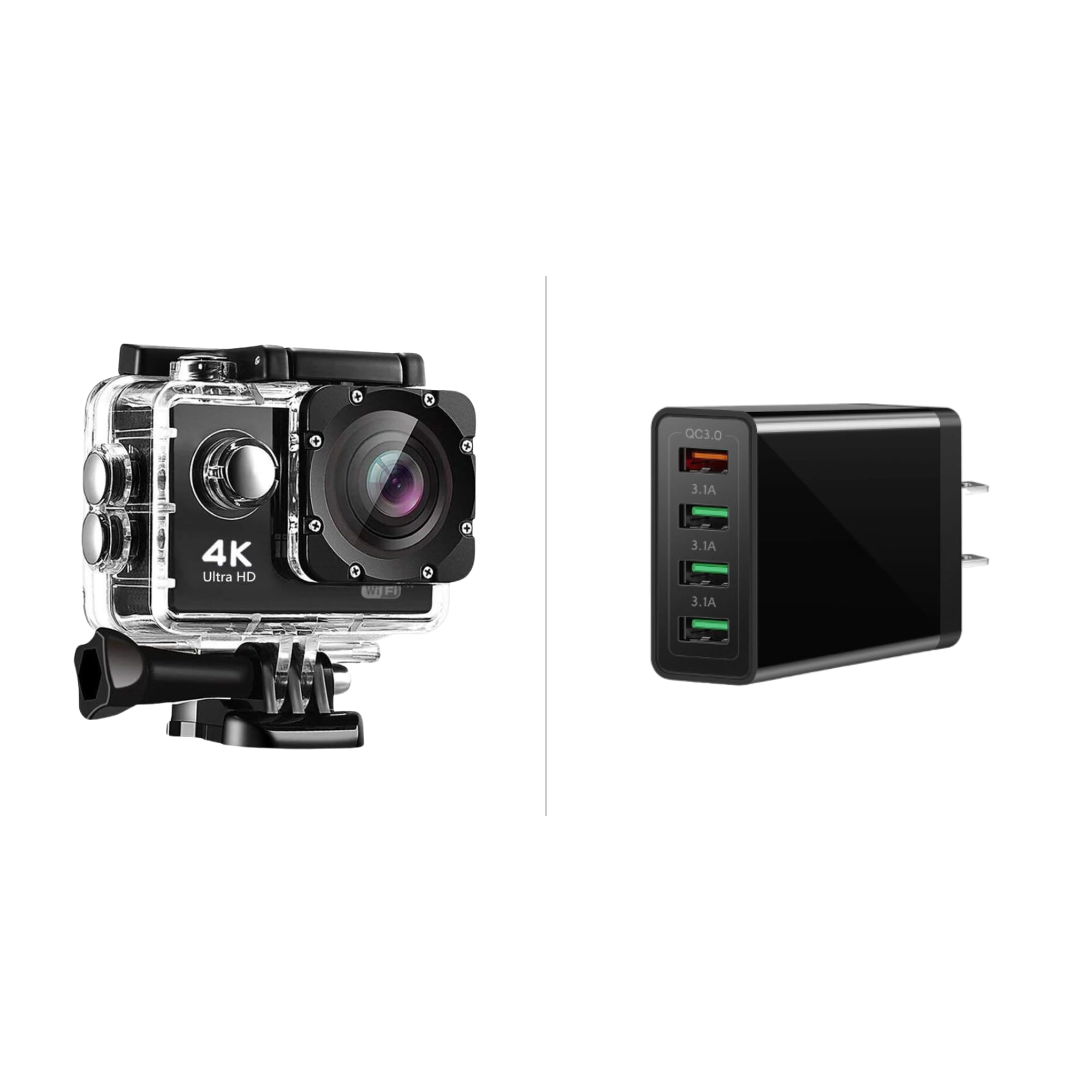 Amazon.com : Pro Xtreme 4K Action Camera - Ultra HD Waterproof Camera ...