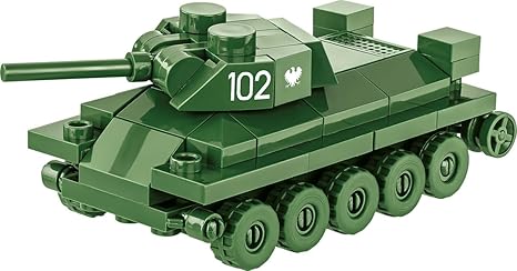 Amazon.com: COBI Historical Collection WWII T-34/76 1:72 Scale Tank ...