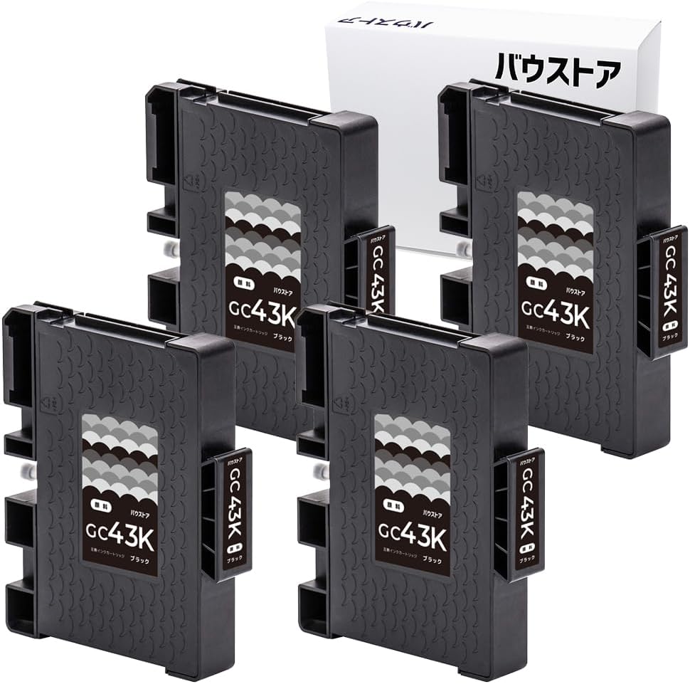 Amazon.co.jp: RICOH 純正 インク SGカートリッジ GC43 4色セット : パソコン・周辺機器